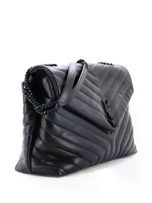 Saint Laurent Loulou Matelassé Chevron Leather Shoulder Bag
