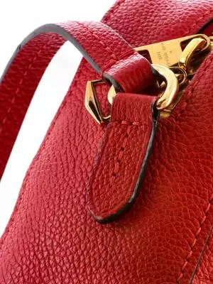 LOUIS VUITTON Monogram Empreinte Saintonge Handbag - Red