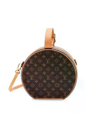 LOUIS VUITTON Petite Boite Chapeau Bag Monogram Canvas Crossbody Bag - Brown