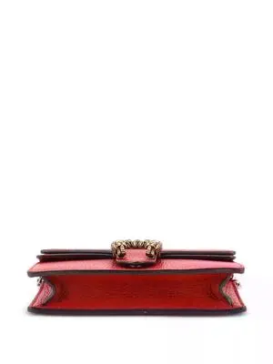 Gucci Dionysus Bag Leather Super Mini Clutch Bag - Red