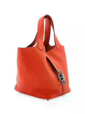 Hermès Picotin Lock Bag Clemence Pm Bucket Bag