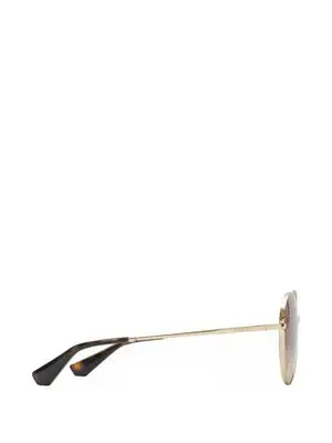 Burberry Metal Check Pilot Sunglasses