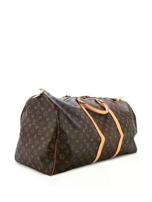 LOUIS VUITTON Keepall Monogram Canvas 60 Travel Bag - Brown
