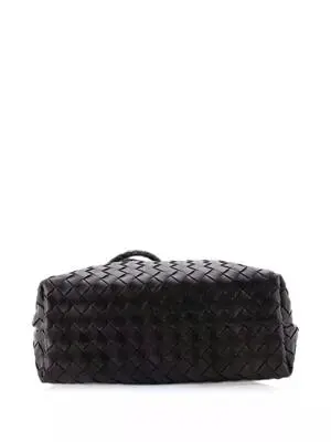 Bottega Veneta Andiamo Top Handle Bag Intrecciato Nappa Medium Satchel - Brown