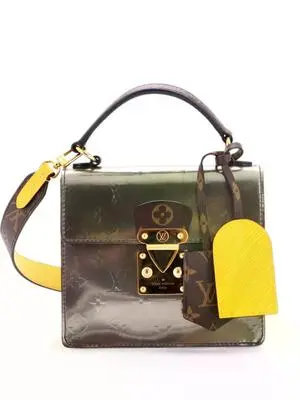LOUIS VUITTON Spring Street Nm Handbag Monogram Vernis With Monogram Canvas And Epi Leather Shoulder Bag - Metallic