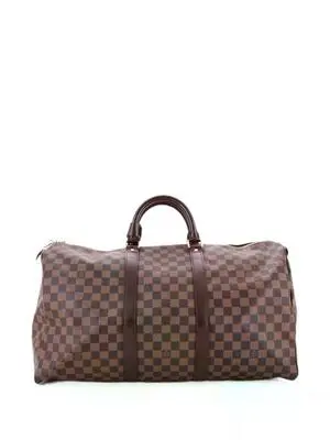 LOUIS VUITTON Keepall Bag Damier 50 Travel Bag - Brown