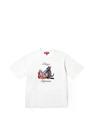Supreme Monster-embroidered T-shirt - White