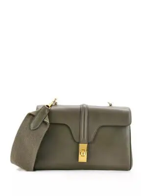 Celine Soft 16 Bag Smooth Calfskin Shoulder Bag - Green