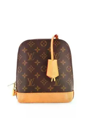 LOUIS VUITTON Alma Monogram Canvas Backpack