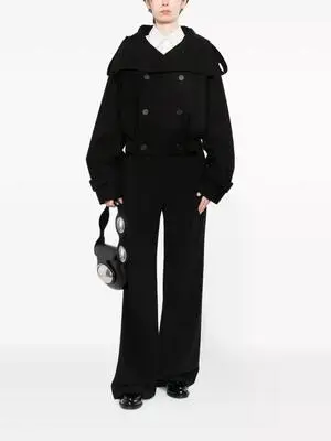 Yohji Yamamoto Double-breasted Cropped Jacket