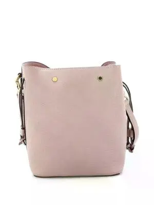 LOUIS VUITTON Lockme Leather Nano Bucket Bag