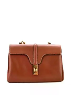 Celine Soft 16 Bag Smooth Calfskin Shoulder Bag - Brown