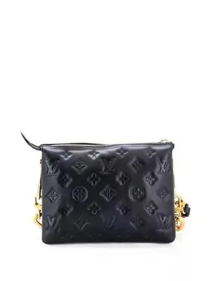 LOUIS VUITTON Coussin Bag Monogram Embossed Lambskin Bb Crossbody Bag