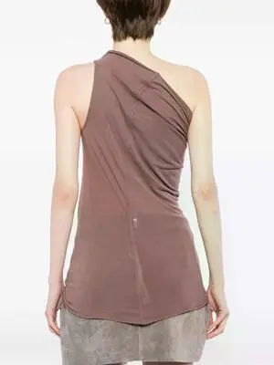 Rick Owens One-shoulder Draped Top - Neutrals