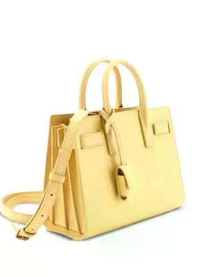 Saint Laurent Sac De Jour Leather Nano Tote Bag