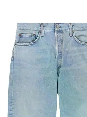 AGOLDE Afton Faded-effect Straight-leg Jeans