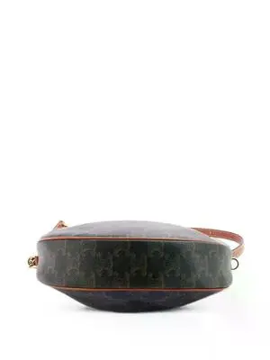 Celine Triomphe Coated Canvas Teen Hobo Bag