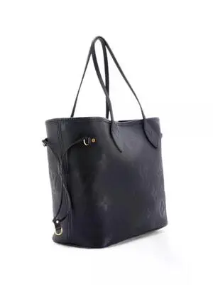 LOUIS VUITTON Neverfull Nm Monogram Empreinte Giant Mm Tote Bag - Black