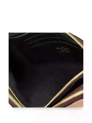 LOUIS VUITTON Double Zip Pochette Reverse Monogram Giant Clutch Bag
