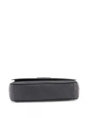 Prada Saffiano Leather Flap Messenger Bag