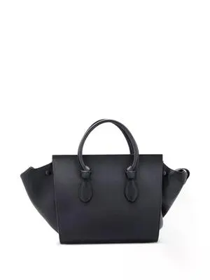 Celine Celine Tie Knot Grainy Leather Mini Tote Bag Black