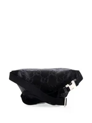 Gucci Gg Embossed Perforated Leather Small Belt Bag