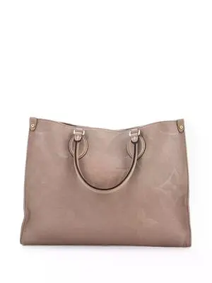 LOUIS VUITTON Onthego Monogram Empreinte Giant Mm Tote Bag - Neutrals