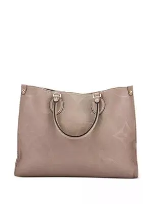 LOUIS VUITTON Onthego Monogram Empreinte Giant Mm Tote Bag - Neutrals