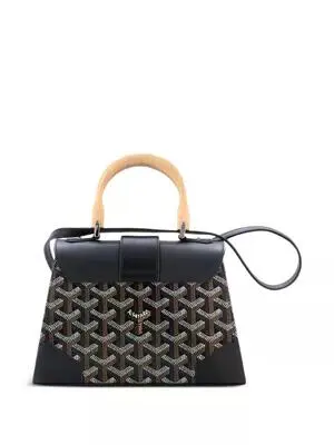Goyard Structured Saigon Top Handle Bag - Black