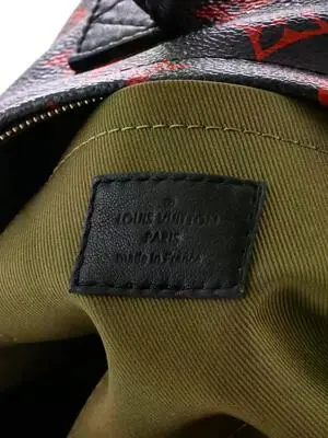 LOUIS VUITTON Palm Springs Limited Edition Monogram Infrarouge Mini Backpack - Black