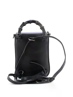 Gucci Bamboo Top Handle Backpack Mini Leather Shoulder Bag