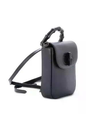 Gucci Bamboo Top Handle Backpack Mini Leather Shoulder Bag