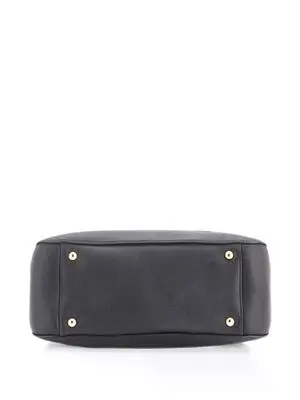 Prada Frame Soft Grain Leather Medium Tote Bag