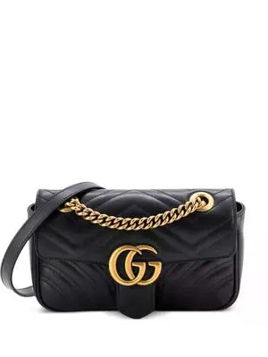 Gucci Gg Marmont Matelassé Leather Small Crossbody Bag