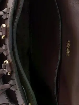 Prada Corsaire Corduroy And Leather Mini Shoulder Bag - Brown
