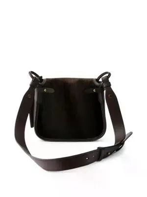 Prada Corsaire Corduroy And Leather Mini Shoulder Bag
