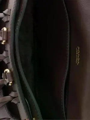 Prada Corsaire Corduroy And Leather Mini Shoulder Bag