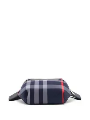 Burberry Sonny House Check Canvas Belt Bag - Black