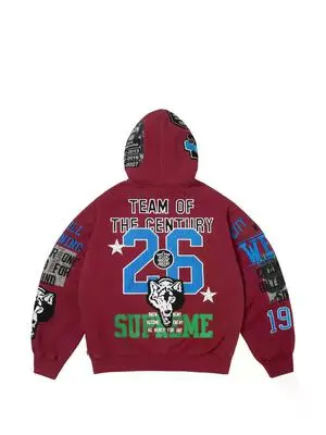 Supreme Warriors Appliqué Zip-up Hoodie