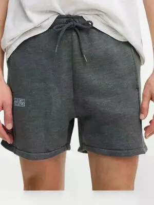 American Vintage Drawstring Logo Shorts - Grey
