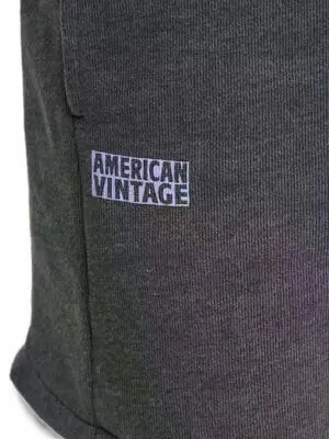 American Vintage Drawstring Logo Shorts