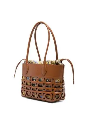 FERRAGAMO Gancini Laser Tote Bag
