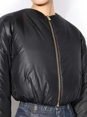Alaïa Nylon Pleated Bomber