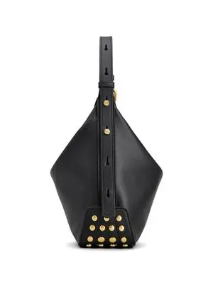 TOD'S Metal Dots Leather Mini Bag - Black