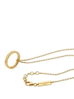 MAISON MARGIELA Logo Ring Pendant Necklace