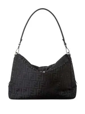 Fendi Lui Large Ff Nylon Bag - Black