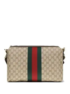 Gucci Gg Monogram Coated Canvas Shoulder Bag - Multicolor