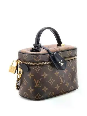 LOUIS VUITTON Reverse Monogram Canvas Pm Satchel