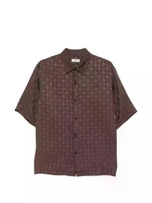 Sandro Monogram-pattern Shirt