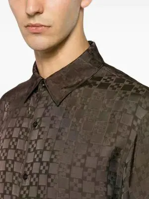 Sandro Monogram-pattern Shirt